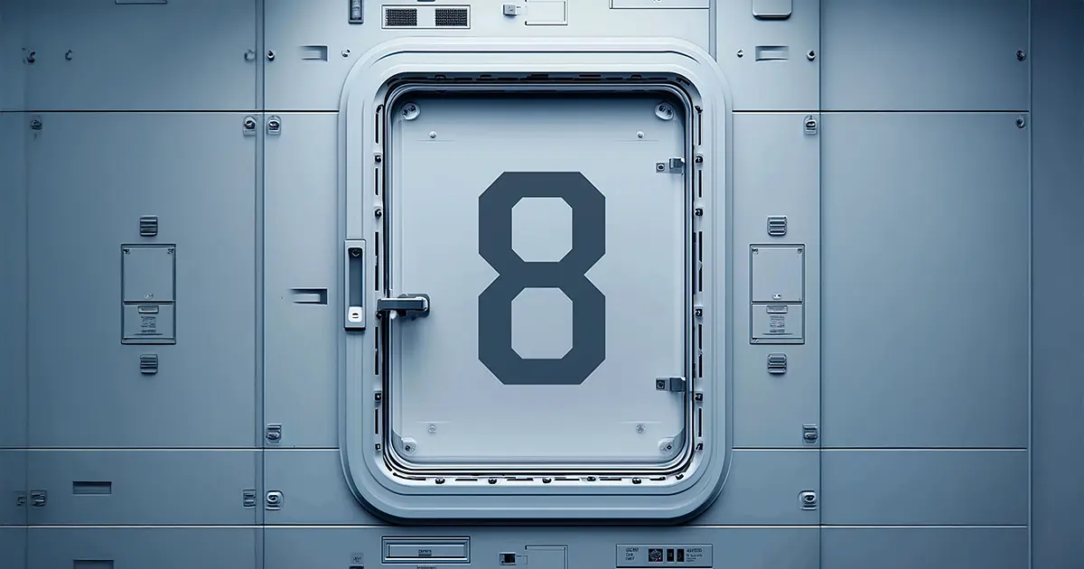 0025 — Eternity Door | Sci-Fi Art Print for Modern Interiors